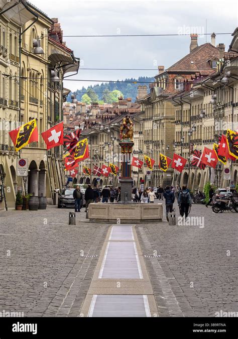 Bern Switzerland May 8 2025 A Picturesque Street In Bern
