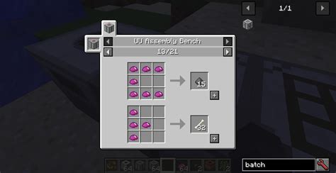 JEI UU Assembler Minecraft Mod