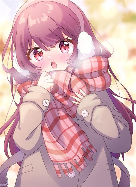Safebooru 1girl Absurdres Blurry Blurry Background Blush Brown Coat