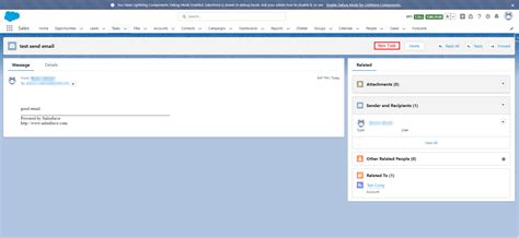 Lightning Experience Add New Task Button On Email Message Record