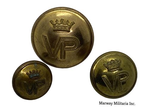 Ppcli Type1 Uniform Button Lot Marway Militaria Inc And Winnipeg Army
