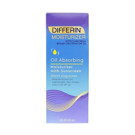 Amazon Com Sunscreen For Face By The Makers Of Differin Gel Oil Absorbing Moisturizer With SPF