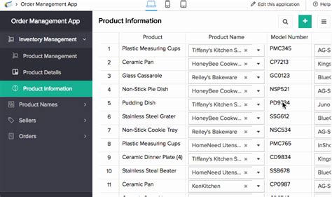 Quick View Layouts For Spreadsheet Report Zoho Creator Help