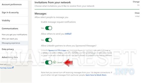 How To Allow Partners To Show You Sponsored Messages On Linkedin How