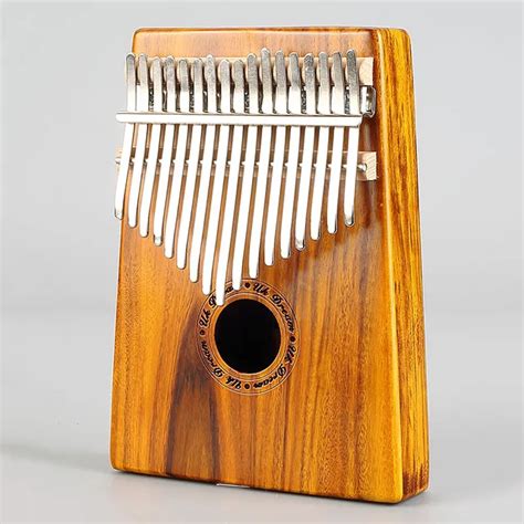 17 Keys Kalimba Mbira Sanza Likembe Thumb Piano Rosewood Instrument