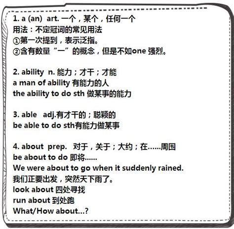中考英語：1600個重點單詞詞組句型匯總，寒假好好複習！ 每日頭條