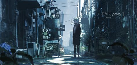 432649 4k Anime Artwork Alleyway Anime Girls 2d Digital Art