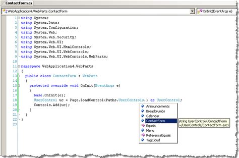 Leveraging Aspnet User Controls In Sharepoint Development Waldek