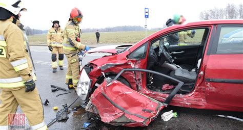 Wypadek na drodze Siemiatycze Ciechanowiec wiadomości Podlasie