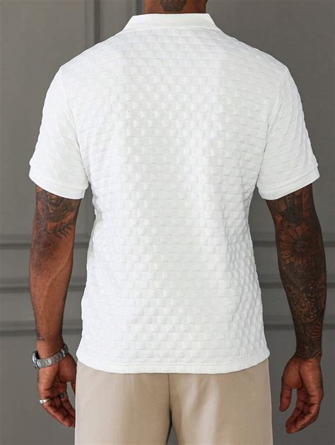 Manfinity Homme Manfinity Homme Men Solid Color Basic Turndown Collar