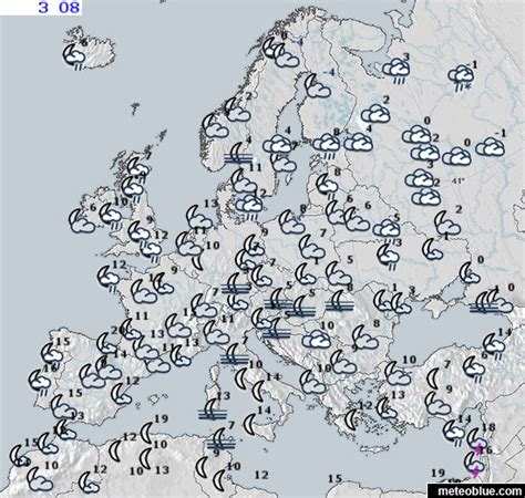 Cartes Météo Europe Meteoblue