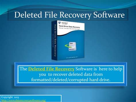 Deleted File Recovery Ppt