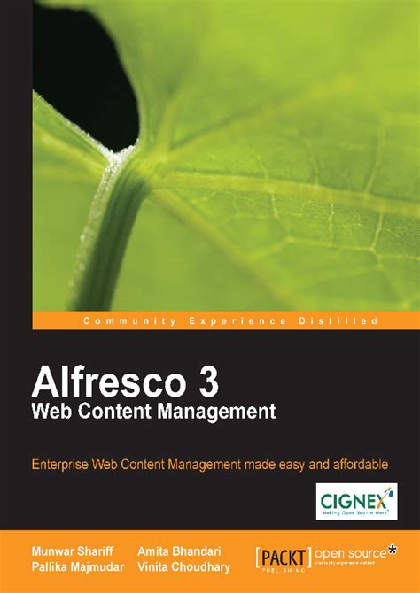 pdf alfresco 3 web content management