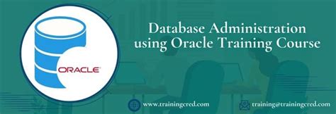 Database Administration Using Oracle Training Course