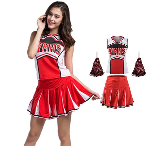 Conjunto De Trajes De Torcida Feminino Cosplay Uniforme Lingerie Sexy