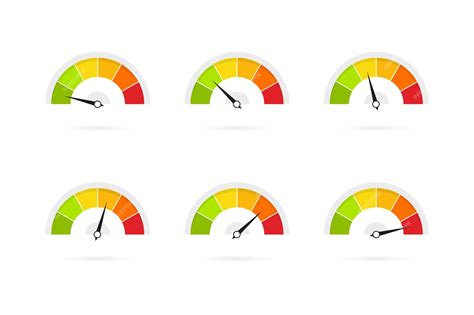 Ensemble Dicônes Plates De Compteur De Vitesse Infographie De La