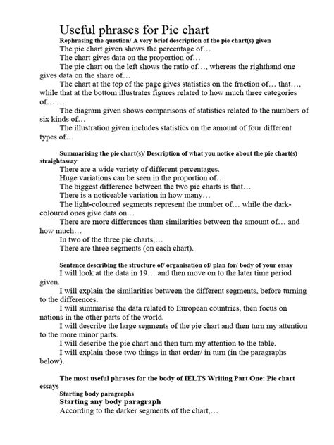 pie charts download free pdf pie chart