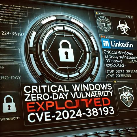 Sahnoun Oussama On Linkedin Cybersecurity Windowszeroday Vulnerability Cve2024 Lazarusapt