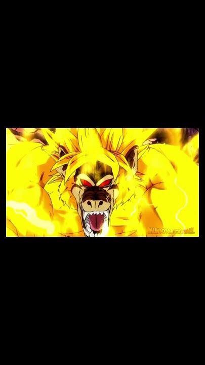 Goku Gold Ssj4 First Time Transformation Youtube