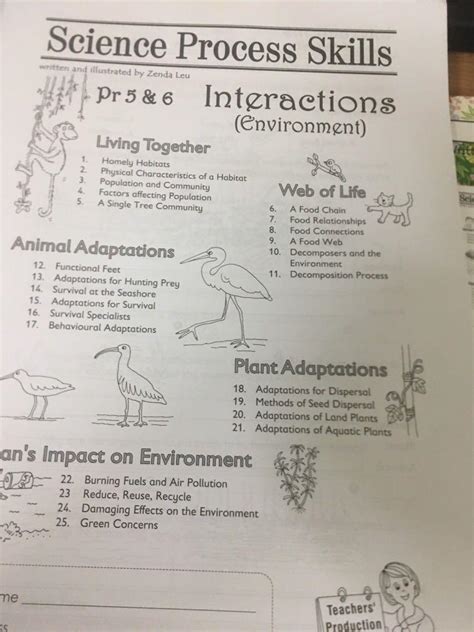 2021 P5 P6 Science Science Process Skills Psle Science Not Prelim
