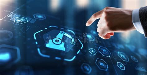 Rpa Robotic Process Automation System Artificial Intelligence Concept