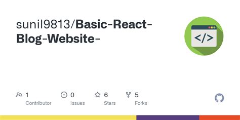 Github Sunil Basic React Blog Website