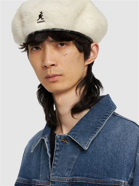 KANGOL Furgora Big Monty Angora Blend Beret Kangol