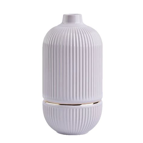 10oz Glazed Ceramic Diffusers Bottles Black White For Optionsunny