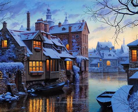 Художник Евгений Лушпин Романтические крыши и сказочные улочки Искусство Медиаплатформа