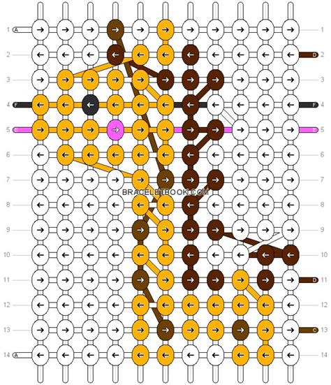 Alpha Friendship Bracelet Pattern 15119 BraceletBook