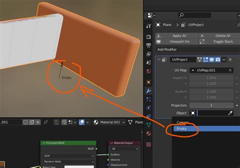 Modeling Automatic Image Texture Mapping Scale And Size On Surfaces No Uv Maps Blender