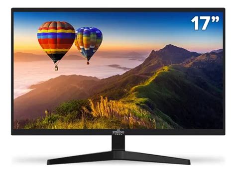 Monitor 17 Polegadas Led Widescreen Hdmi Vga Strong Tech Parcelamento Sem Juros