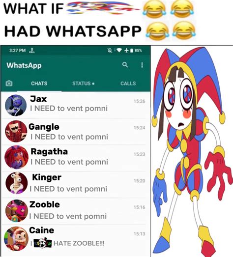 What If Pomni Had Whatsapp😂🤣 In 2025 Really Funny Memes Digital