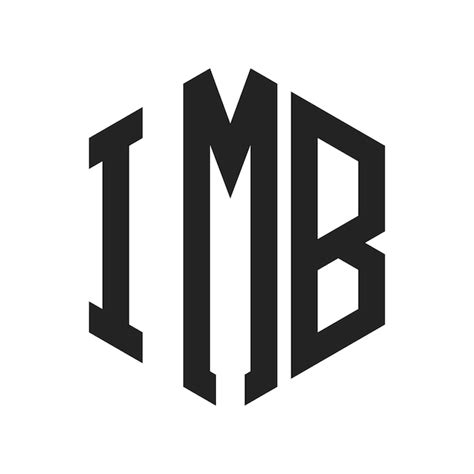 Premium Vector Imb Logo Design Initial Letter Imb Monogram Logo Using