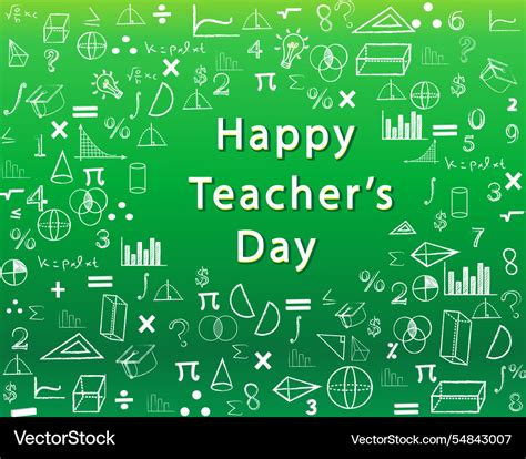 Happy Teachers Day Banner Template Royalty Free Vector Image