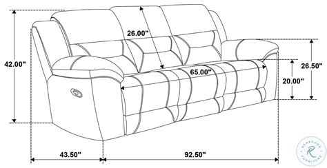 Gilson Gray Chenille Reclining Sofa From Coaster Furniture Coleman