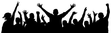 환호하는 관중들의 박수갈채 팬 행복한 사람들 파티 디스코 콘서트 스포츠 실루엣 벡터 일러스트레이션 관중에 대한 스톡 벡터 아트 및 기타 이미지 Istock