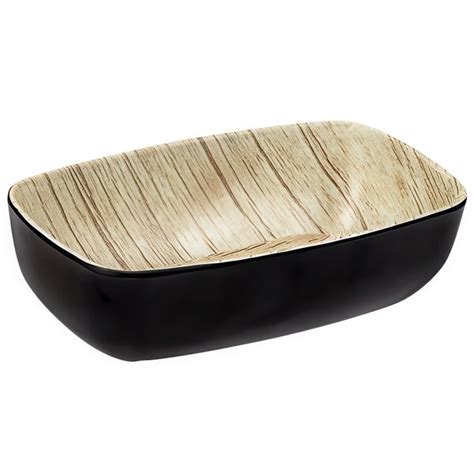 Bon Chef Natura 20 Oz Rectangular Melamine Serving Bowl