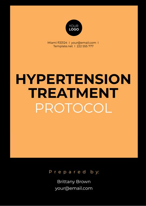 Free Hypertension Treatment Protocol Template To Edit Online