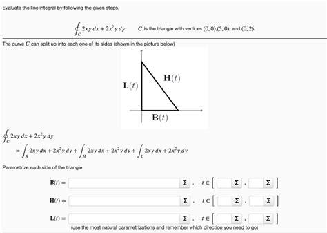Solved Evaluate The Line Integral By Following The Given Chegg
