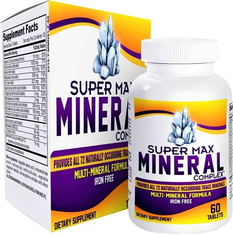 High Potency Natural Multimineral Supplement With 72 Trace Minerals