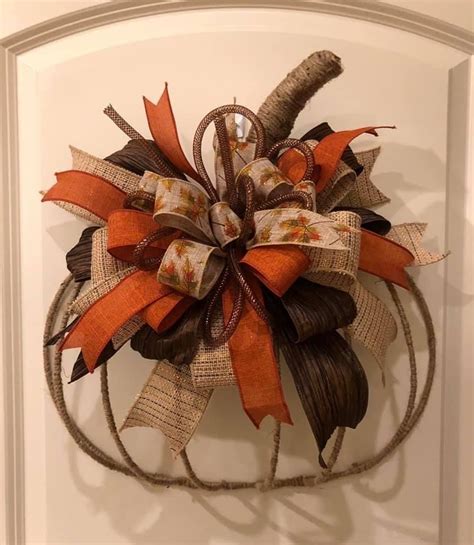 Diy Dollar Tree Pumpkin Form Fall Wreath Artofit