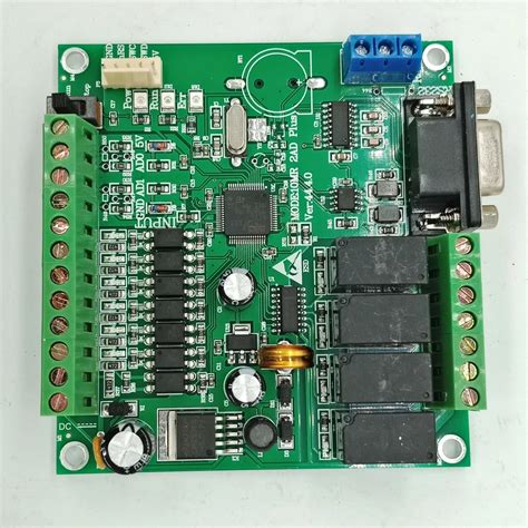 프로그래머블 로직 컨트롤러 Plc Fx2n 10mr Stm32 Mcu 6 입력 4 출력 Ad 0 10v 모터 컨트롤러 Dc