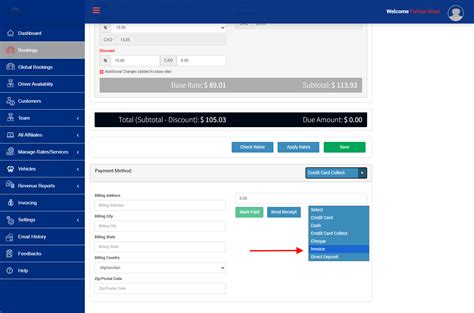 Generating Single Invoice Ibookrides