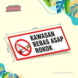 Jual Stiker No Smoking Stiker Dilarang Merokok Shopee Indonesia