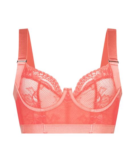 Hana Non Padded Longline Underwired Bra For €3499 Lace Bras