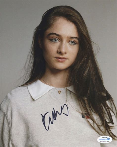 Raffey Cassidy Sexy Signed Autograph 8x10 Photo Acoa Outlaw Hobbies Authentic Autographs
