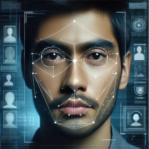 Premium Ai Image Facial Recognition Technology Scan And Detect People