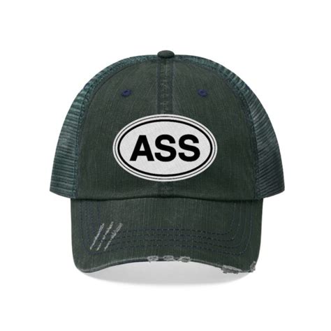Unisex Trucker Hat Embroidered Ass Asshat Boomshacalaca