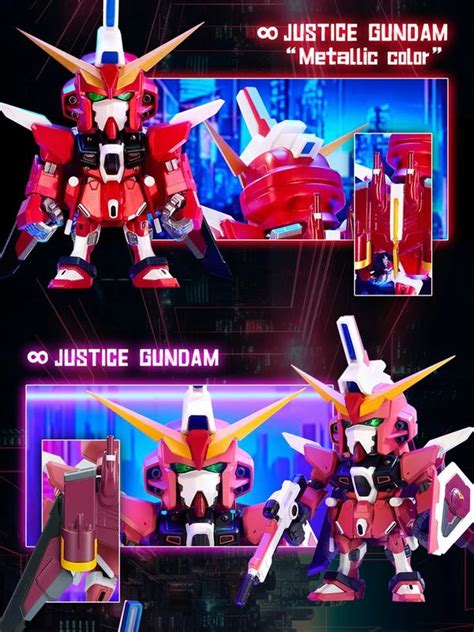 Qmsv Mini Strike Freedom Gundam Infinity Justice Gundam Blind Box